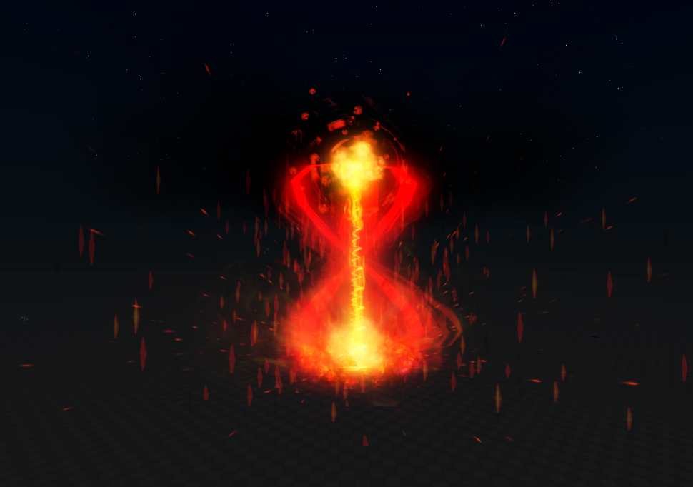 Fire Beam Fire Blast clouds VFX – Clearly Development