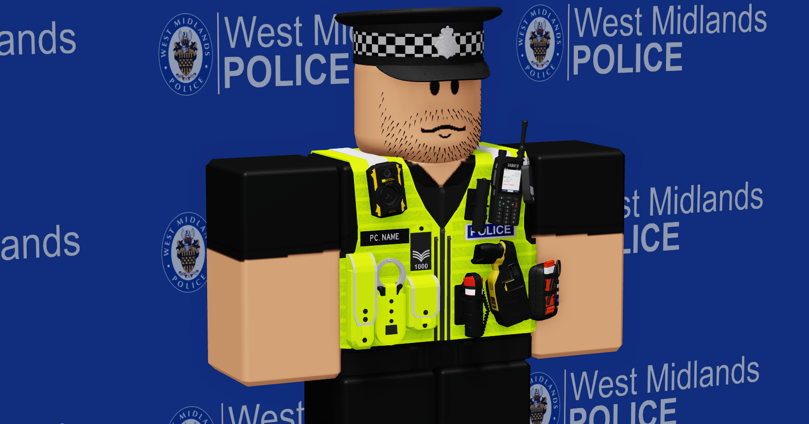 Hi-vis Police Carrier Vest Pack – Clearly Development