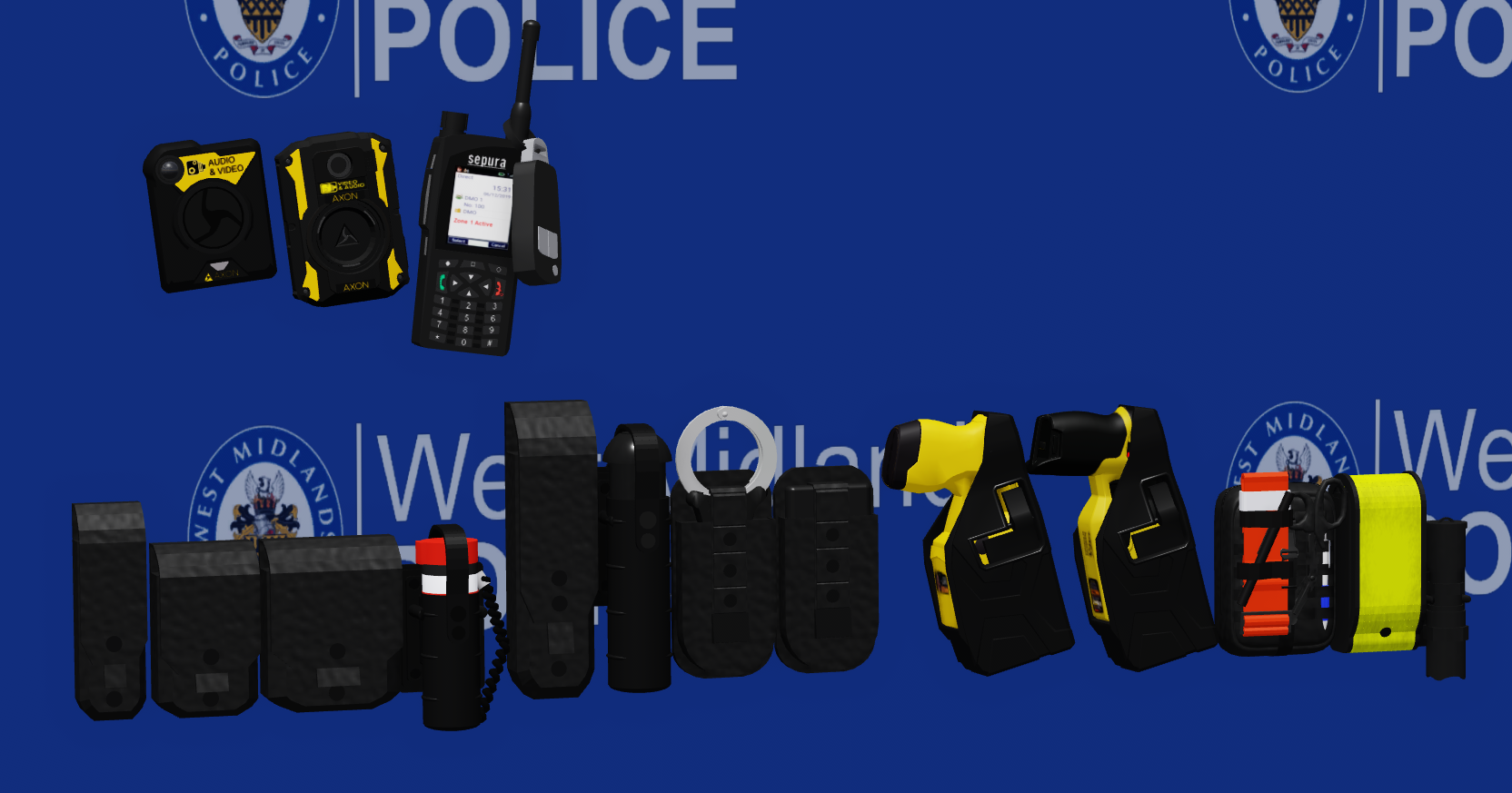 Black Police Carrier Vest Pack – Clearly Development