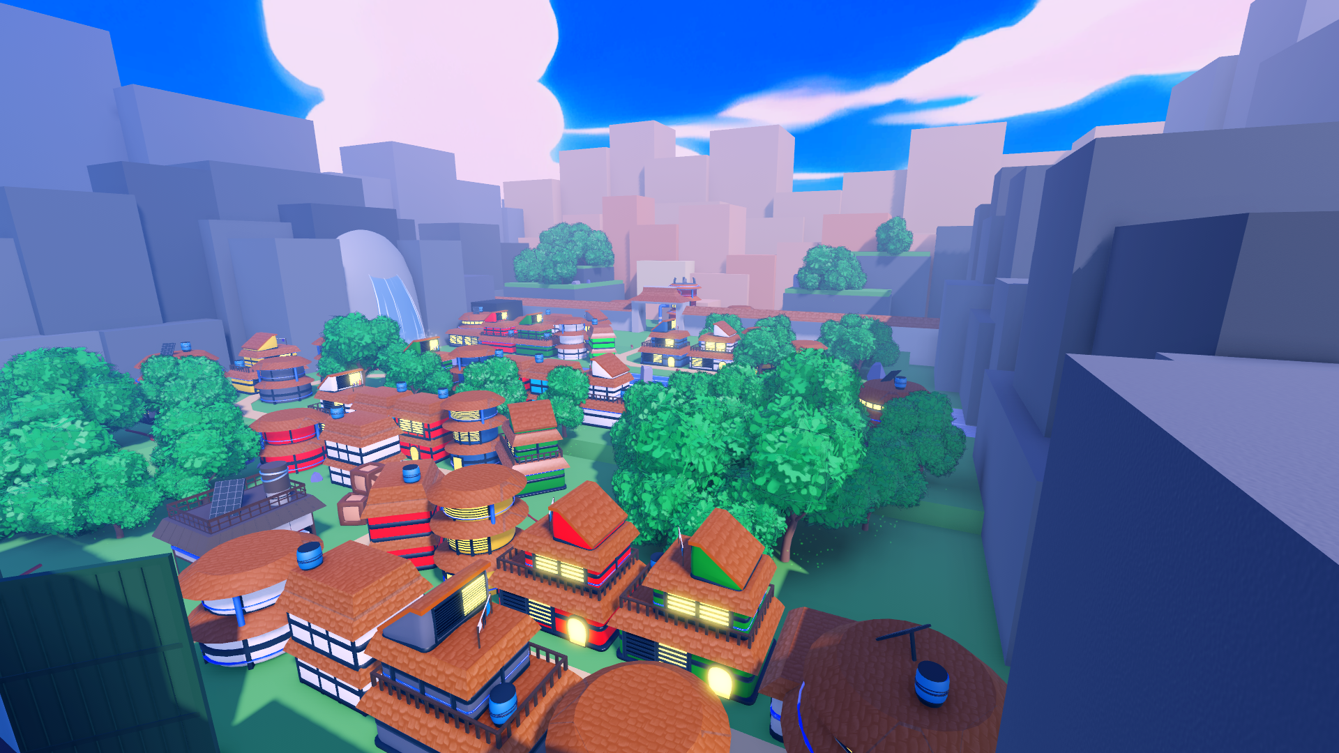 Naruto Stylized Roblox Map (comes with lighting and particle effects ...