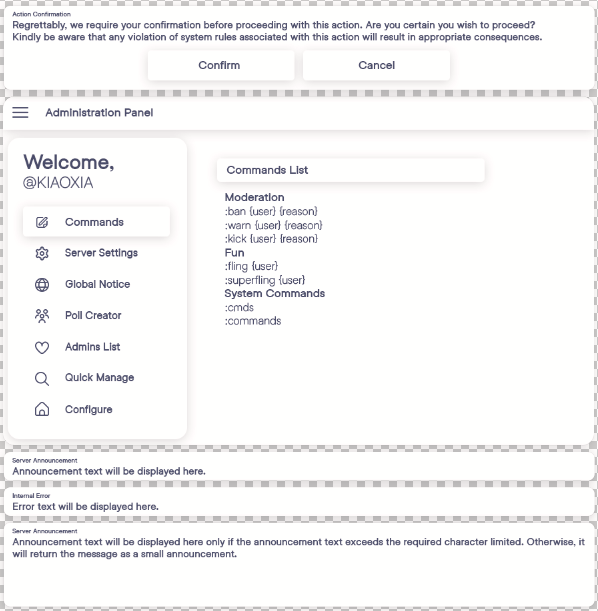 Roblox Admin User Interface (PSD Template) – Clearly Development