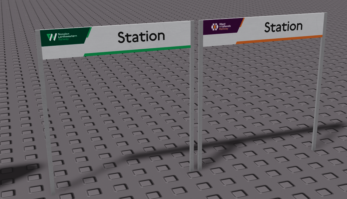 West Midlands Railway Sign Pack | Roblox | Railway Asset – Clearly ...