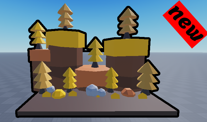 Low Poly Simple Fall Asset Pack – Clearly Development