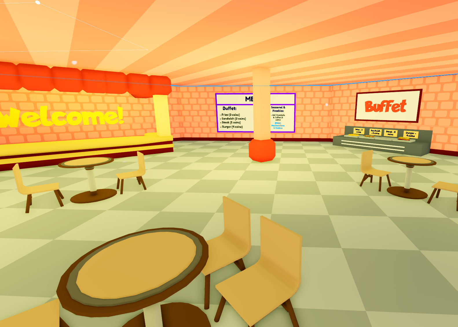 Low poly Cafe Build | Small Cafe For Decorations – Clearly Development