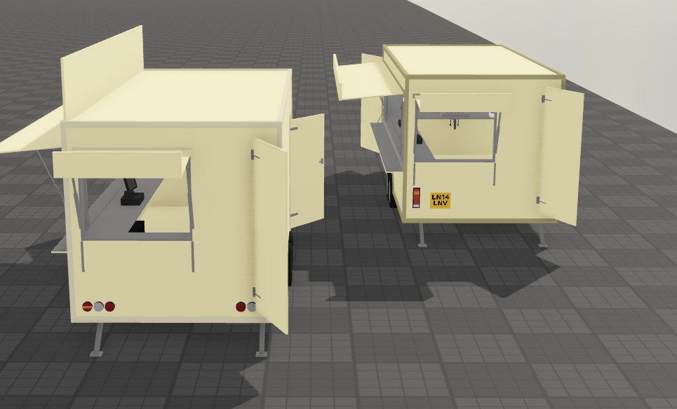 Food Trailer Bundle (2x included) – Clearly Development