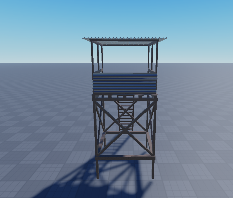 Post Apoc Outpost Tower – Clearly Development