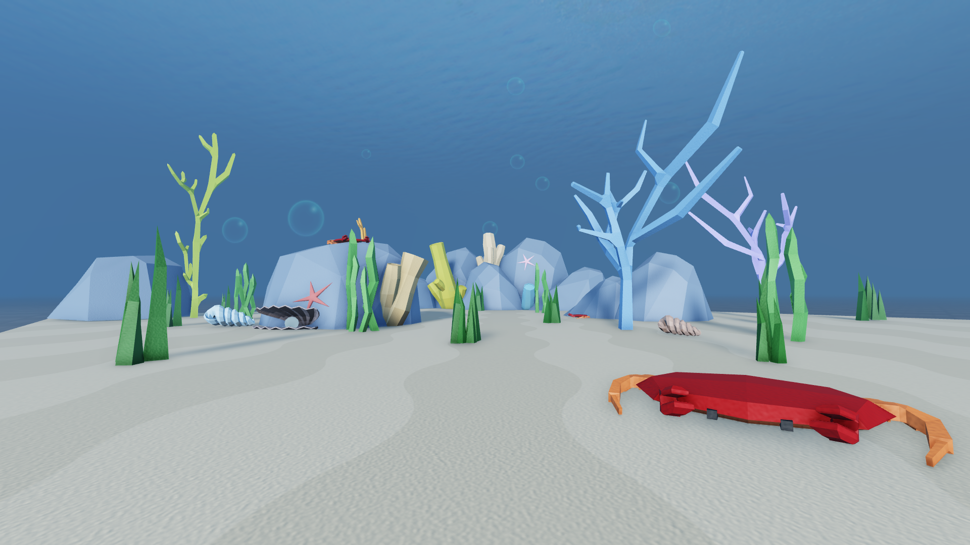 Low Poly Underwater Ocean Asset Pack – Clearly Development