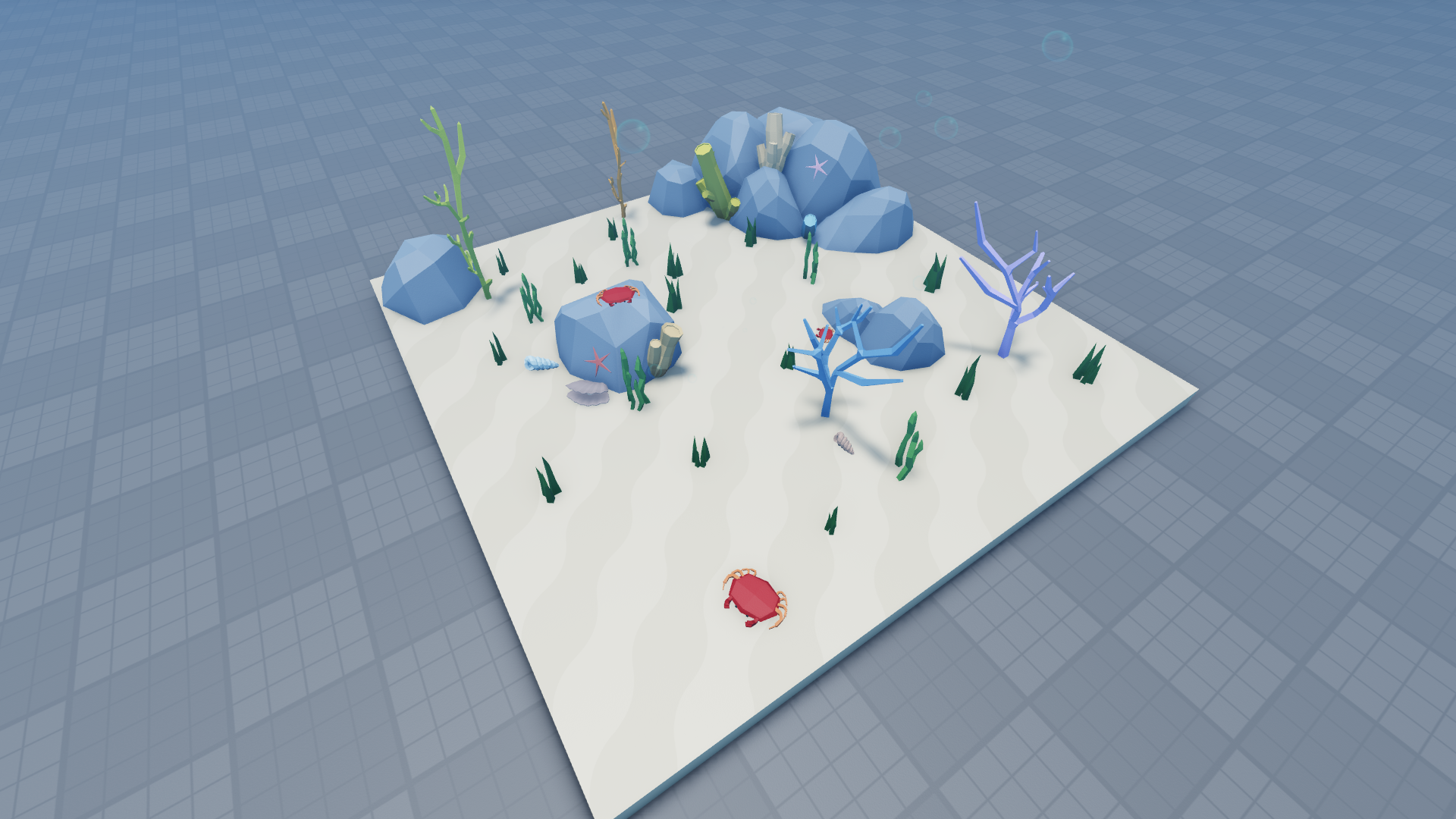 Low Poly Underwater Ocean Asset Pack – Clearly Development