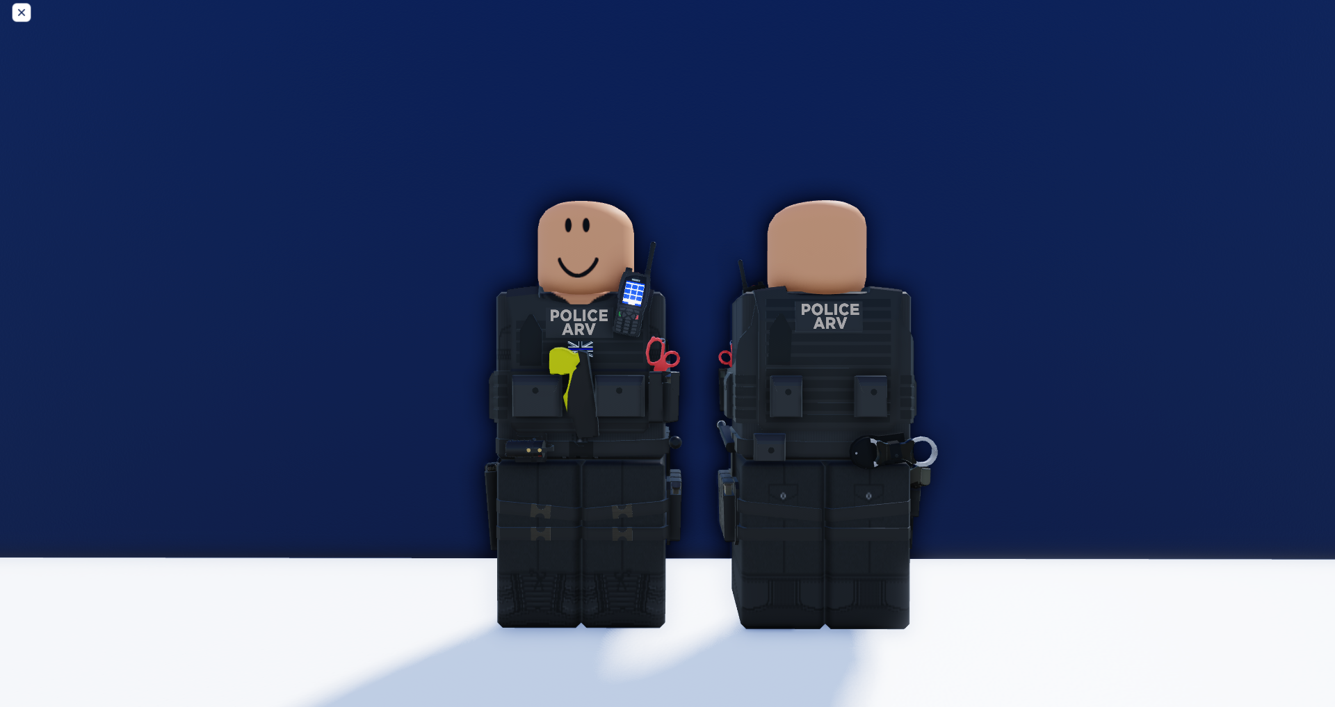 Generic Police – Armed Response Vest Kit – Clearly Development