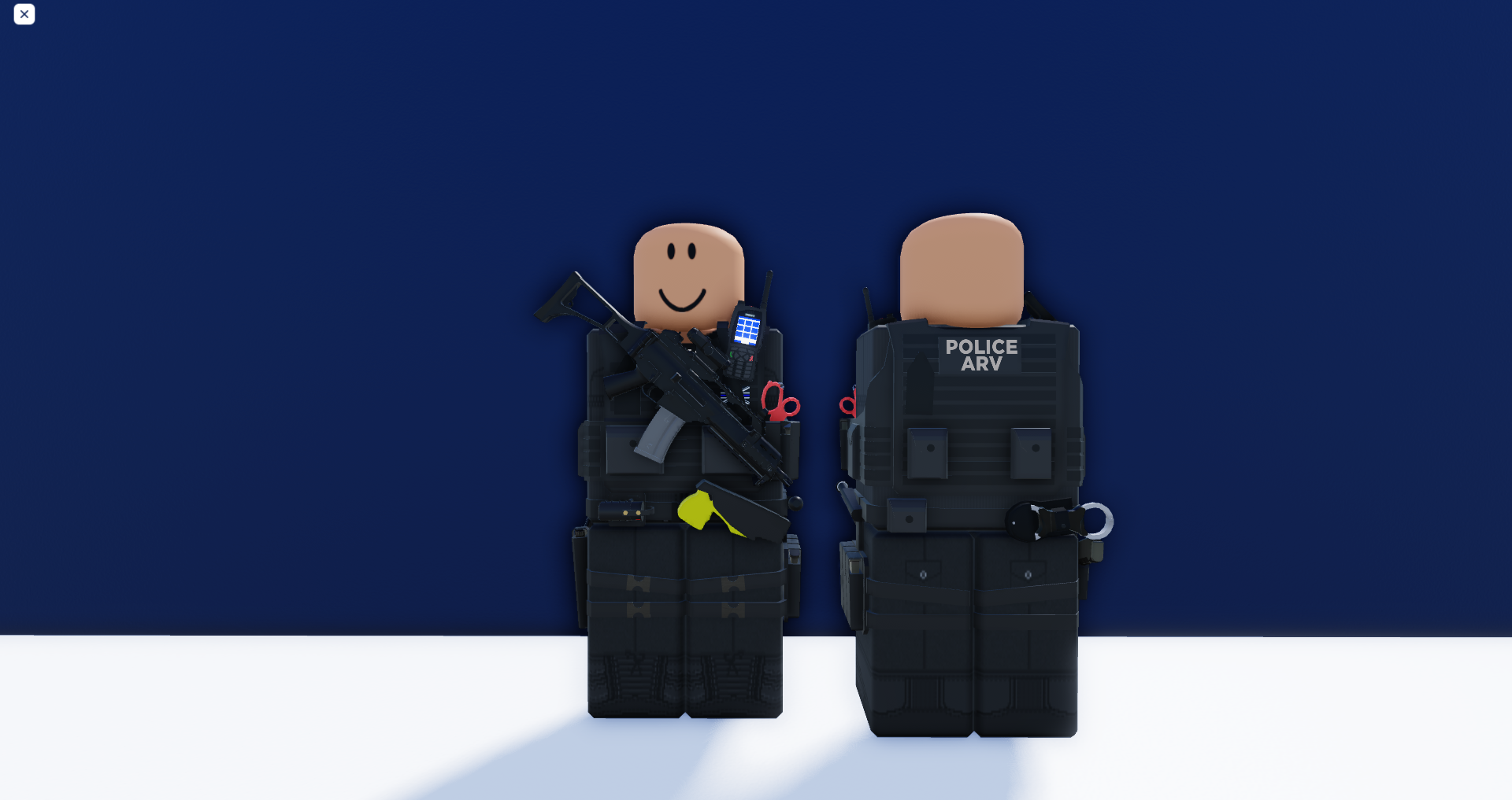 Generic Police – Armed Response Vest Kit – Clearly Development