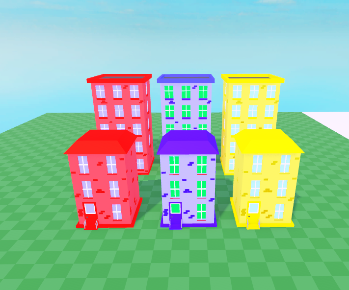 Low Poly Roblox City 6 Building Assets Pack For The Town – Clearly Development