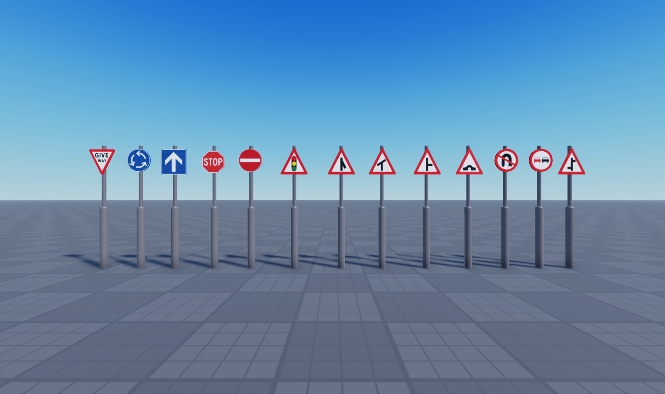 UK Traffic Sign Pack – Clearly Development