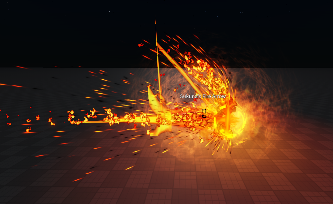 Sukuna Fire Arrow VFX – Clearly Development