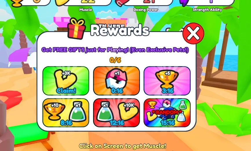 Muscle Training Simulator ROBLOX GAME – Clearly Development