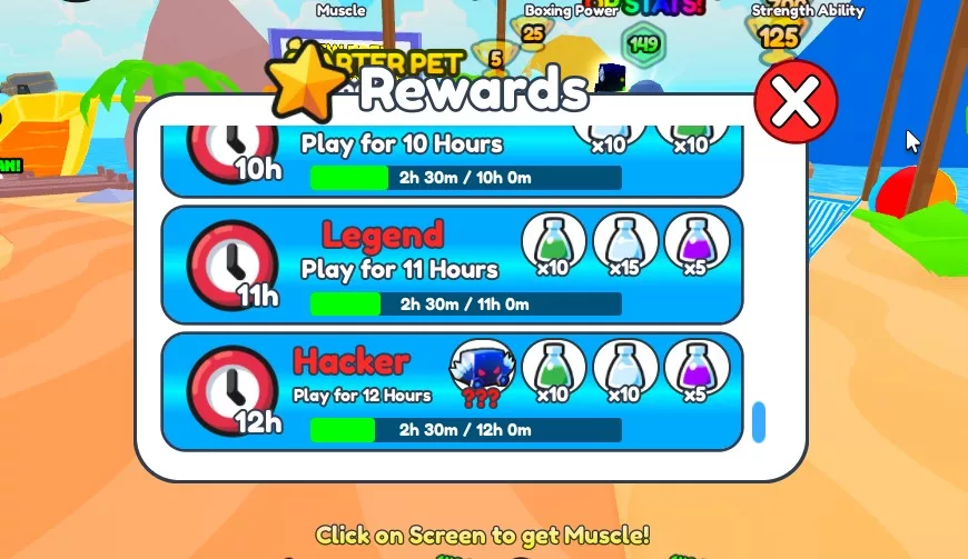 Muscle Training Simulator ROBLOX GAME – Clearly Development