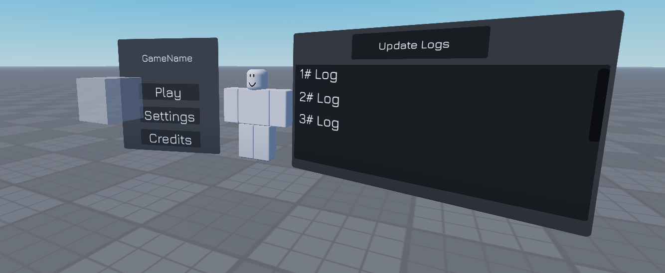 3D MAIN MENU – Clearly Development