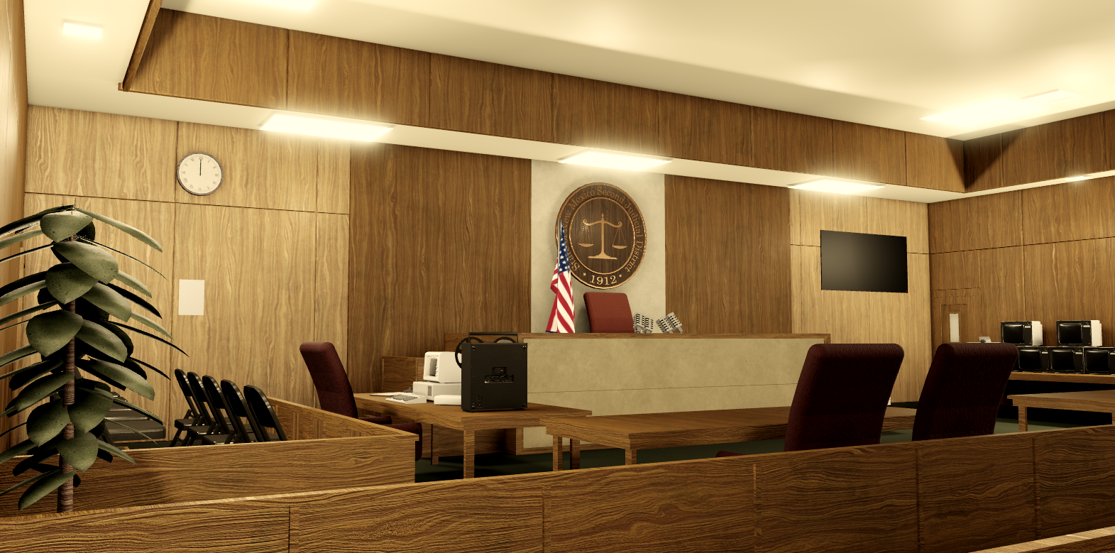 United States Federal Courtroom – Clearly Development