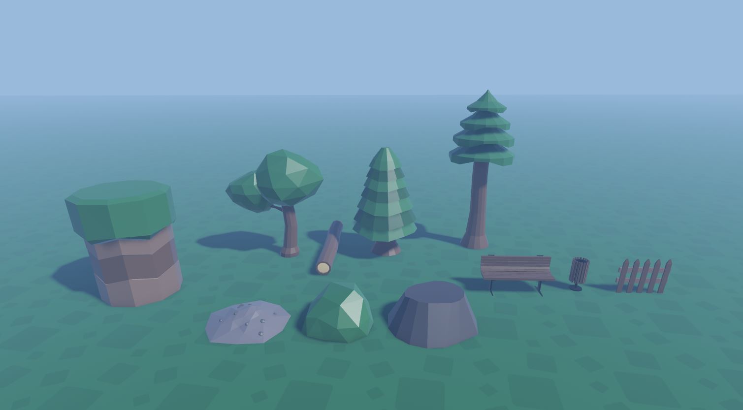 Low Poly Forest pack 10+ Models – Clearly Development