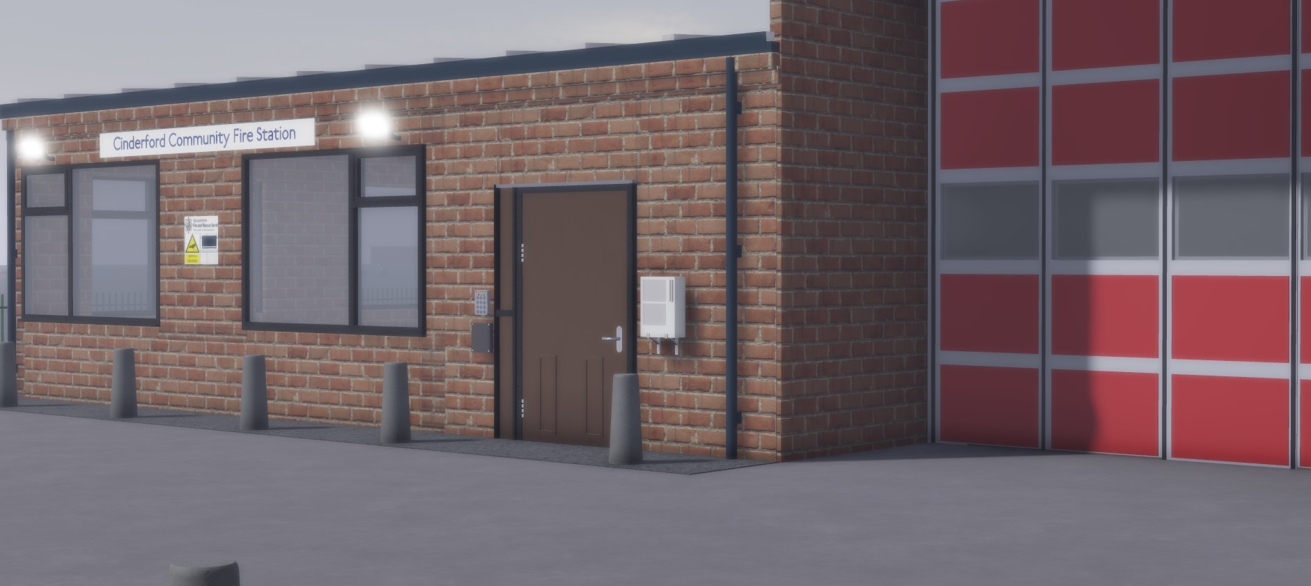 UK Small Community Fire Station, Cinderford Community Fire Station ...