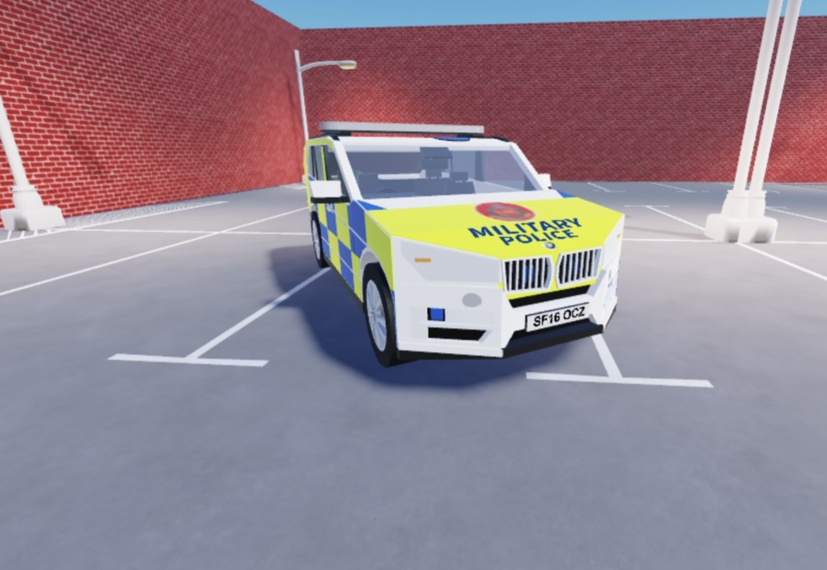 BMW Military Police Patrol Roleplay Car – Clearly Development