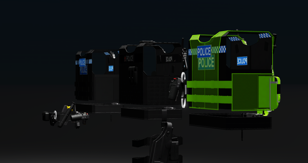 SCRIPTED – R6 Generic Starter Police Vest Pack – Clearly Development