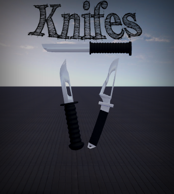 Knife pack (3 knifes included) – Clearly Development