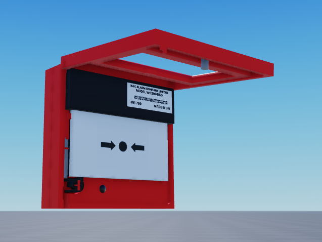 Old Style KAC FIRE Call Point Close Replica – FOR Armodia Flow² ...