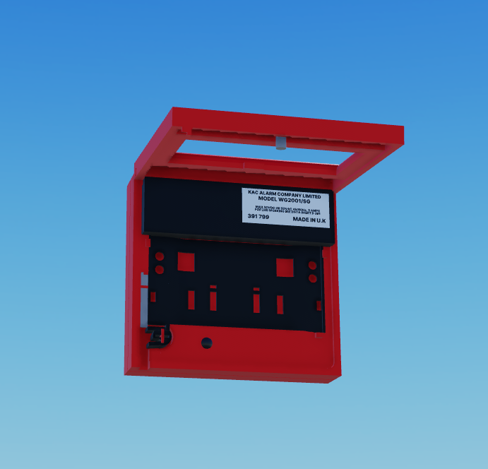 Old Style KAC FIRE Call Point Close Replica – FOR Armodia Flow² ...