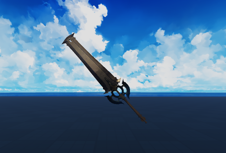Stylized Sword with realistic and stylized textures – Clearly Development