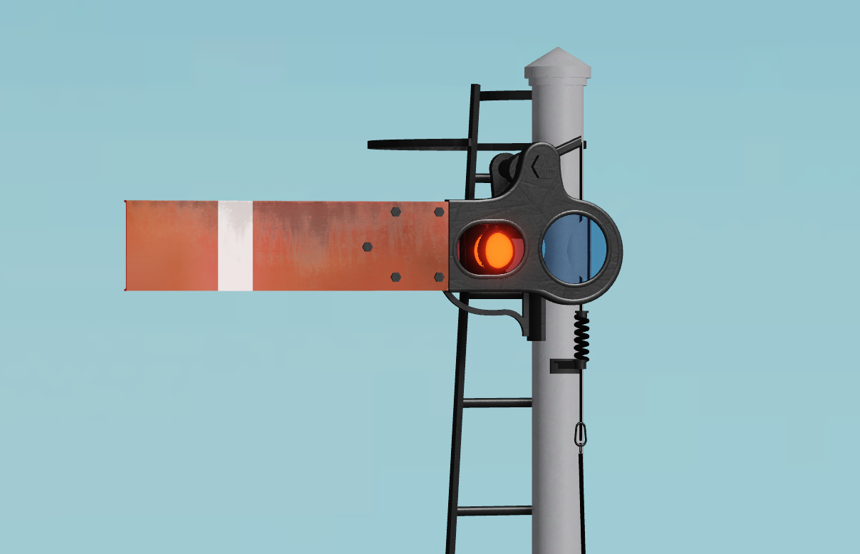 Upper Quadrant Signals | LMS | Roblox Railways – Clearly Development