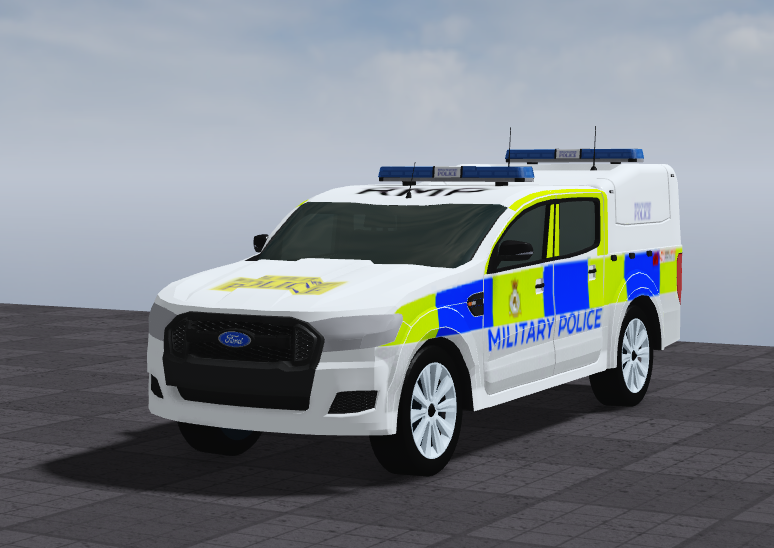 Royal Military Police (RMP) Ford Ranger UK British Police Car – Clearly ...