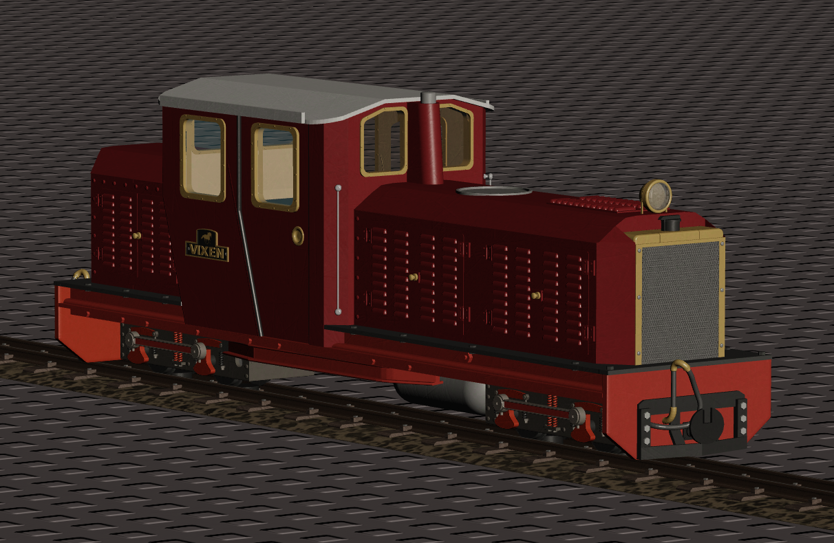 Vixen | 7 1/4 Inch (0.6 Studs) | Train | Railway | Roblox – Clearly ...