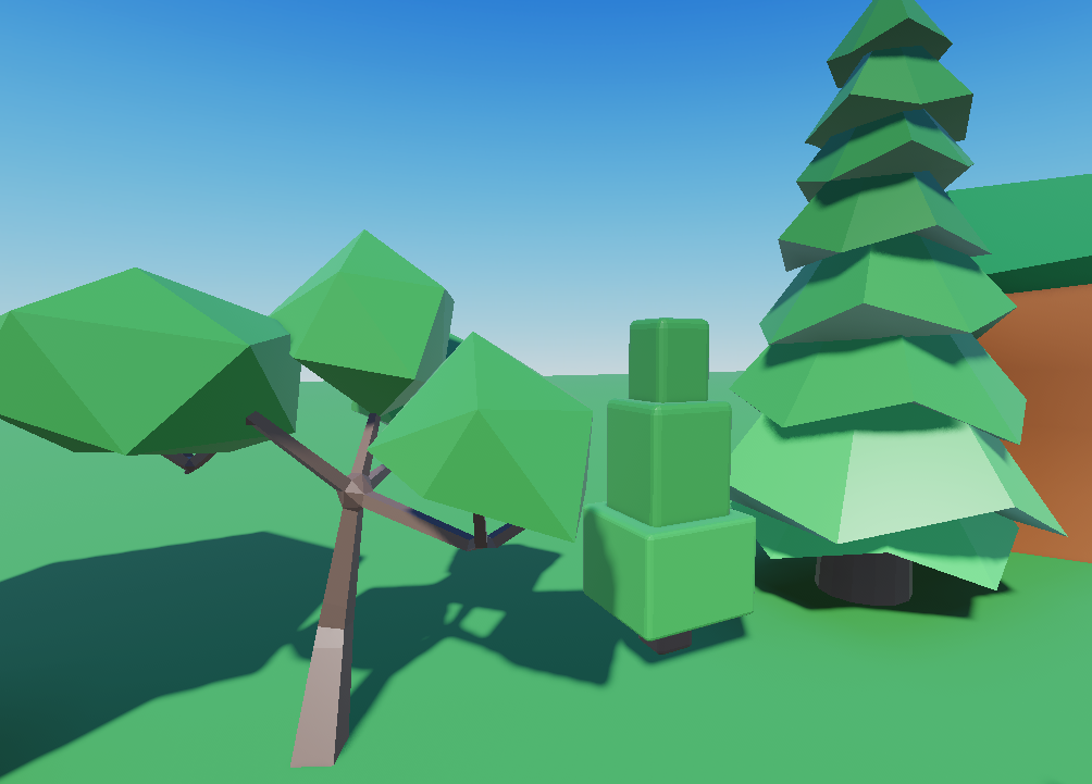 EEGGG’s Mini LowPoly Asset Pack V1: Trees, Fences, Bushes, hills and rocks – Clearly Development