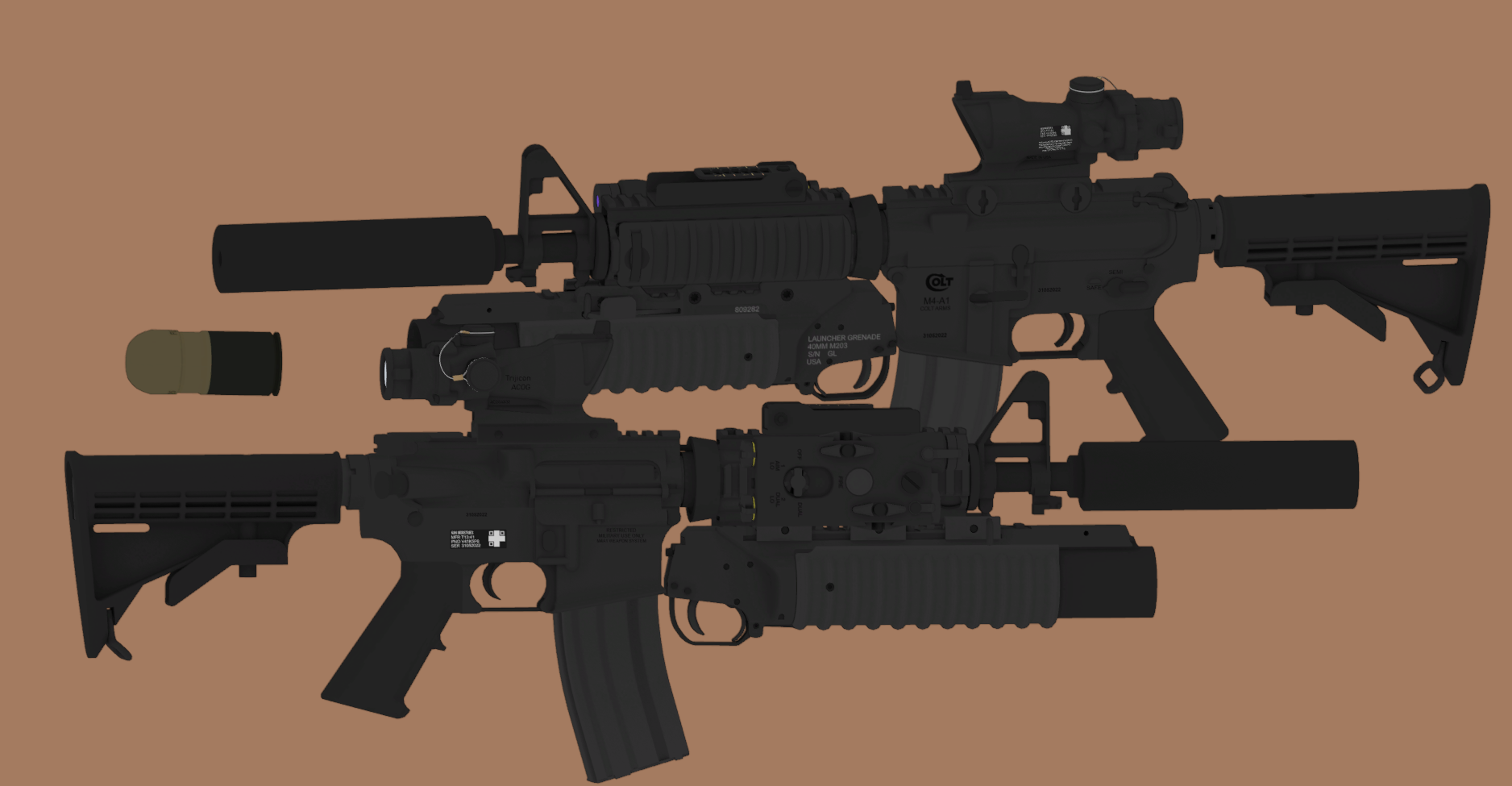 US UK SOF Invasion of Iraq Weapon Kit – Clearly Development