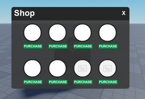Shop UI – Clearly Development