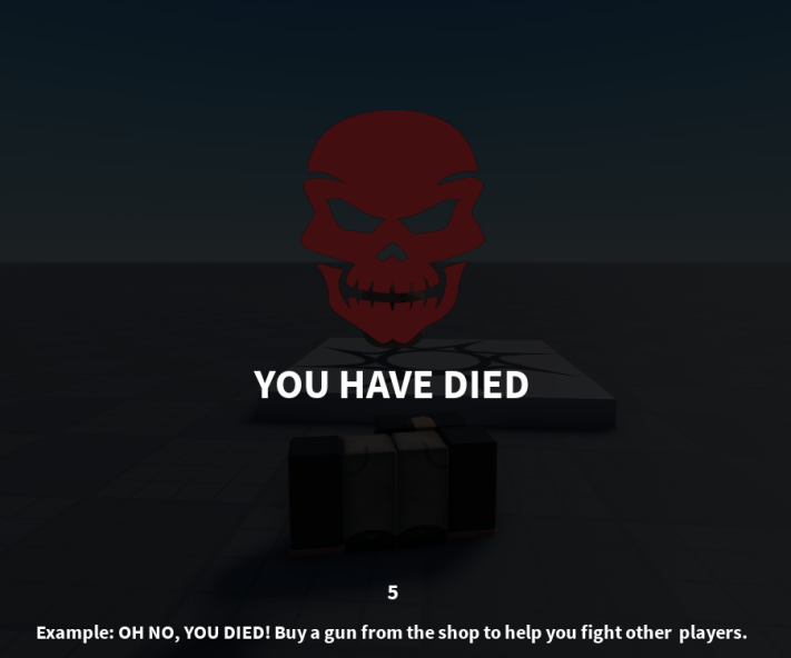 Death UI when killed – Clearly Development