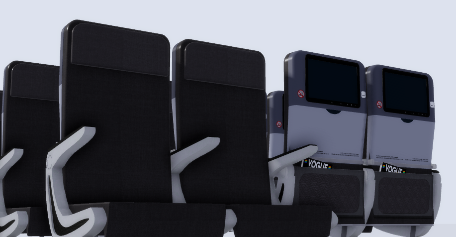 Grey Economy Seat Animated – Clearly Development