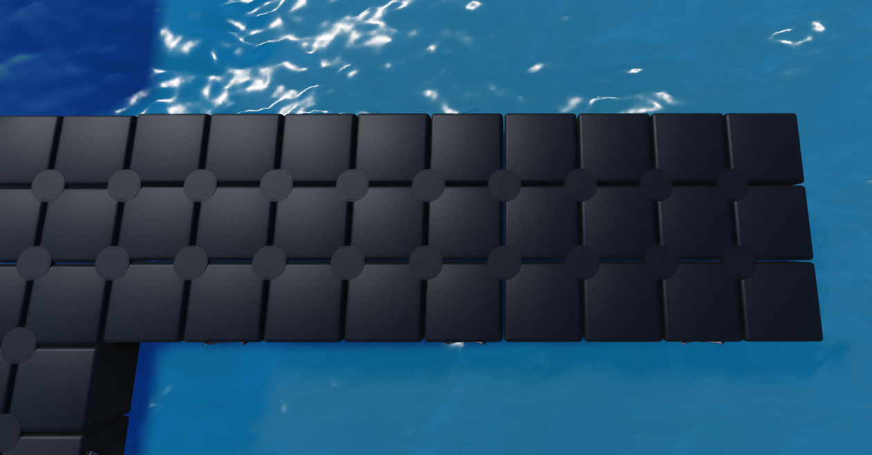 Floating plastic pontoon – Clearly Development