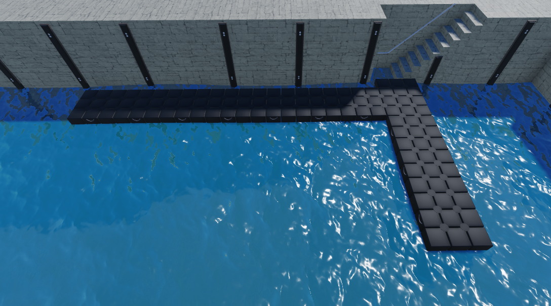 Floating plastic pontoon – Clearly Development