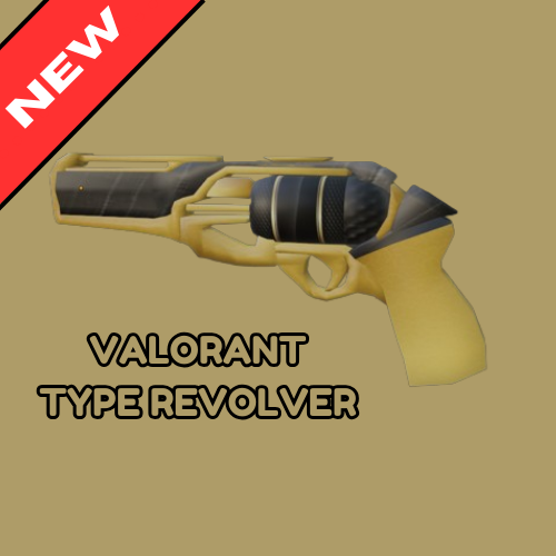 Revolver Gun Skin. Valorant inspired golden and black revolver ...