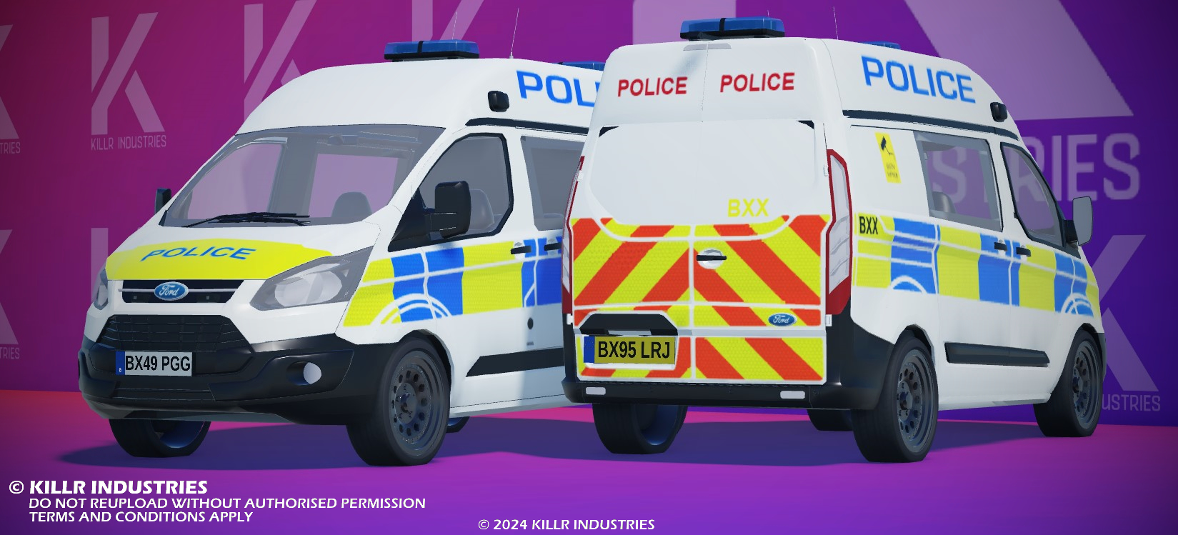 UK Police Ford Transit Van – Clearly Development