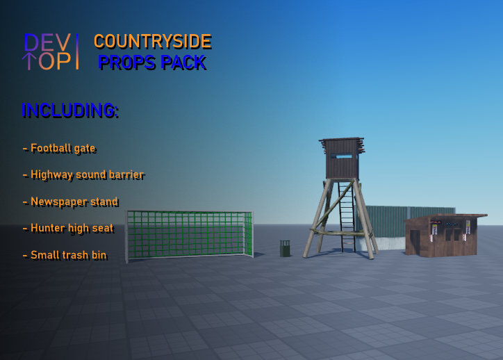 32 PROPS CITY MAP PACK – Clearly Development