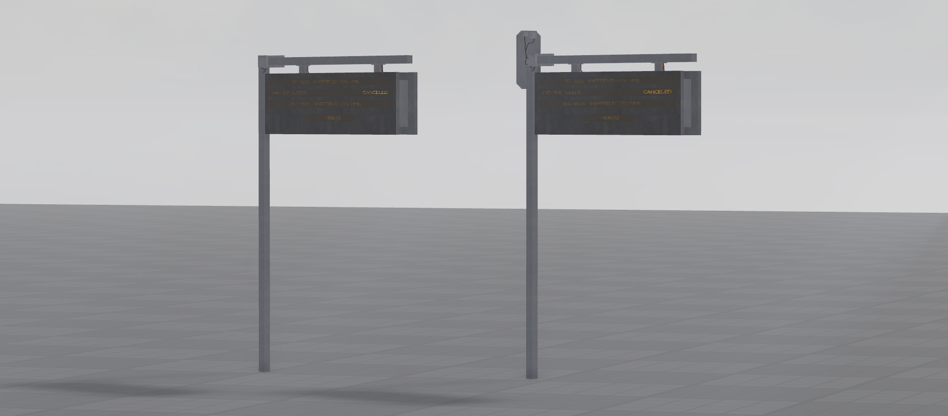 Destination Board [Animated] [Pole] – Clearly Development