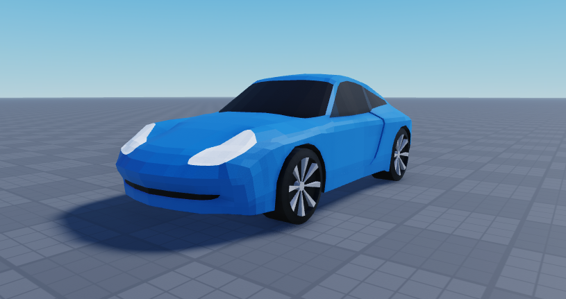 Low Poly Porsche 911, 1998 (NOT SCRIPTED) – Clearly Development
