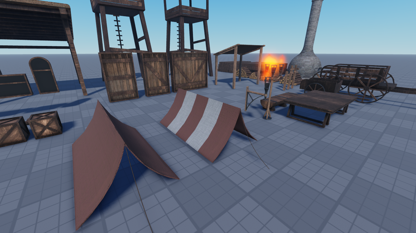 Textured Medieval Props Pack – Clearly Development