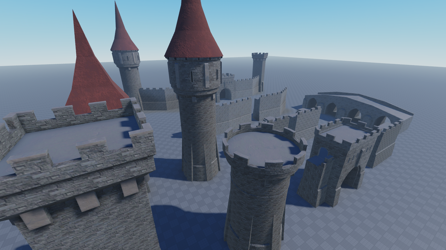 Textured Medieval Castle Wall Pack – Clearly Development