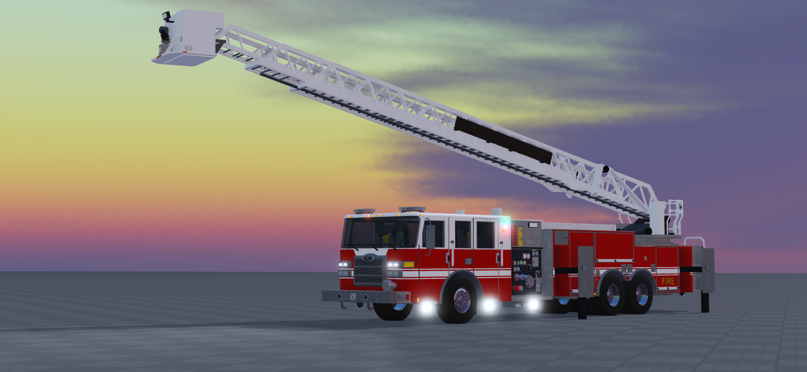 2022 Pierce Enforcer 100′ Tower Ladder Truck – Clearly Development