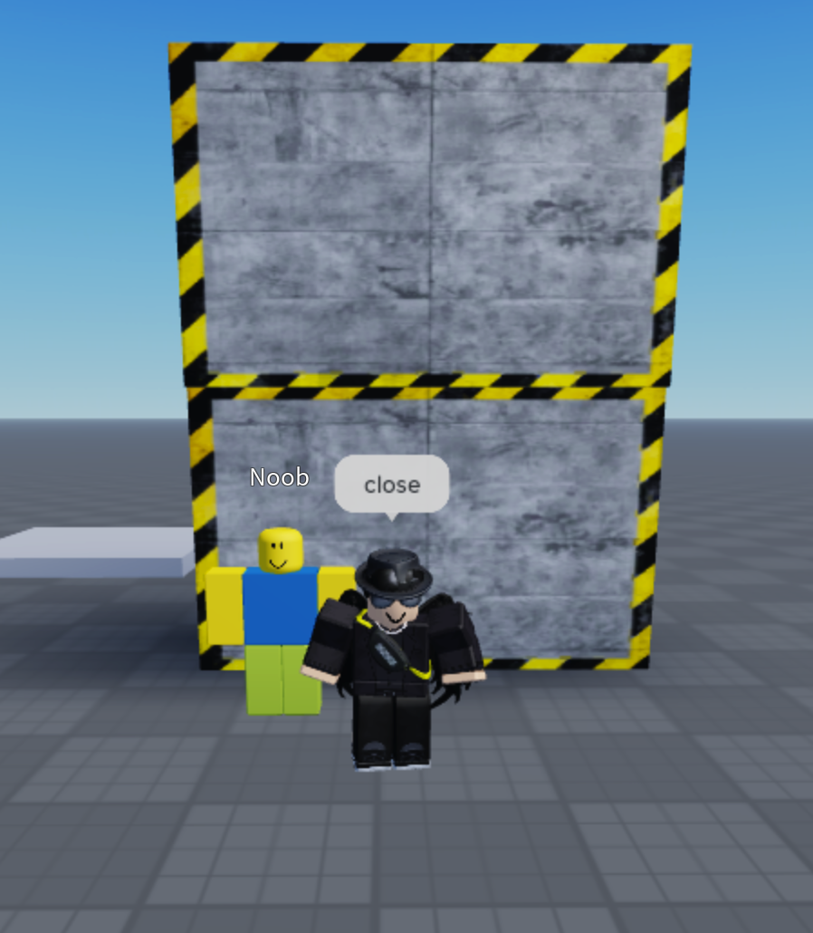 Security Lockdown Blast Door with SFX, Animations, and Proximity Chat Detection. – Clearly ...