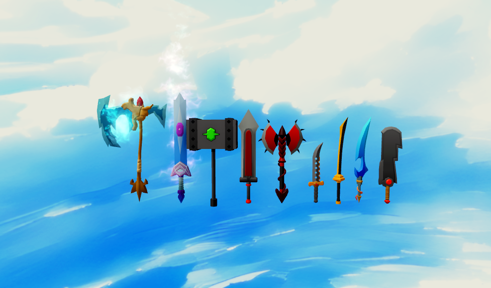 Low Poly Sword Pack – 25 – Clearly Development