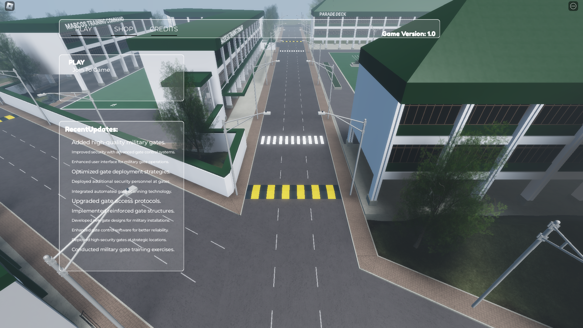 MENU UI – Clearly Development